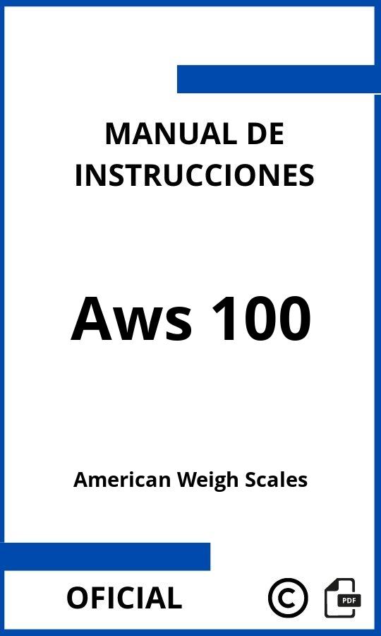 American Weigh Scales Aws 100 Manual de Instrucciones 】2024